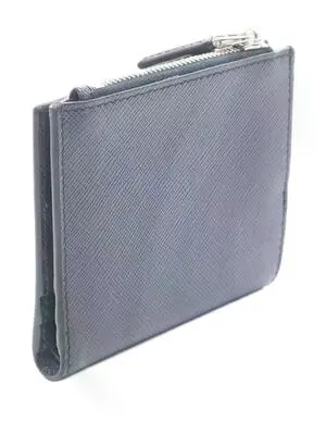 Prada 2013-2026 Saffiano Samll Wallet Small Wallets - Blue
