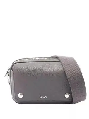 Loewe Small Pebble Messenger Bag Crossbody Bag - Grey