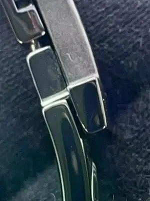 Hermès Enamel Clic Hh Metallique Bracelet - Black