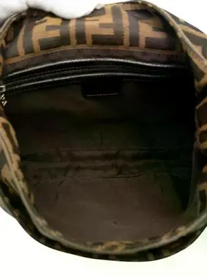 Fendi Zucca Canvas Shoulder Bag