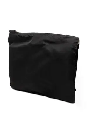 Prada Tessuto Zip Top Crossbody Bag - Black