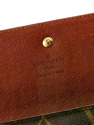 LOUIS VUITTON Porte Tresor International Wallet Monogram Canvas Small Wallets