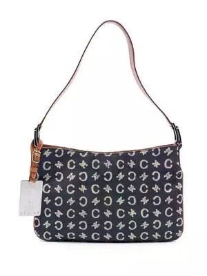 Celine 20th Century Macadam Denim Shoulder Bag
