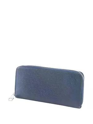 LOUIS VUITTON 2015 Taiga Zippy Vertical Wallet Long Wallets - Blue