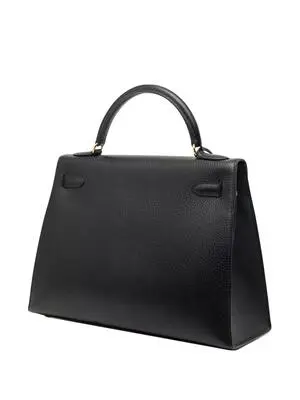 Hermès 1998 Ardennes Kelly Sellier 32 Satchel - Black