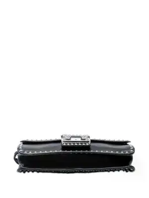 Miu Miu Studded Leather Push Lock Crossbody Bag