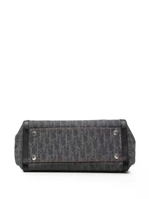 Dior 2005 Diorissimo Trotter Denim Flight Handle Bag