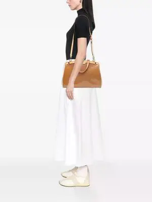 LOUIS VUITTON 2013 Monogram Vernis Brea Mm Satchel - Brown