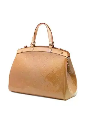 LOUIS VUITTON 2013 Monogram Vernis Brea Mm Satchel - Brown