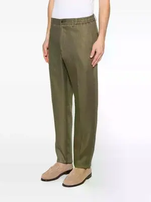 Tagliatore Tailored Trousers - Green