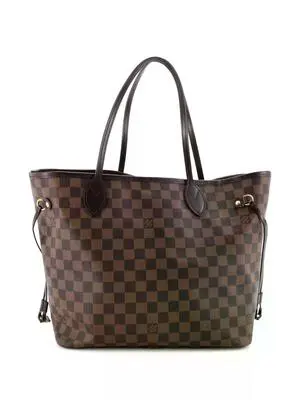 LOUIS VUITTON Neverfull Mm Damier Tote Bag - Brown