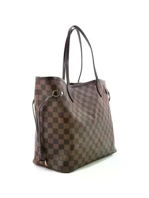 LOUIS VUITTON Neverfull Mm Damier Tote Bag - Brown