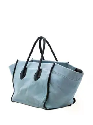 Celine 2015 Medium Denim Phantom Luggage Tote Bag - Blue