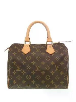 LOUIS VUITTON 2003 Monogram Speedy 25 Boston Bag - Brown