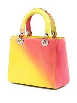 Dior 2013 Medium Ombre Lady Satchel - Yellow