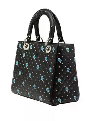Dior 2015 Medium Lady Satchel - Black
