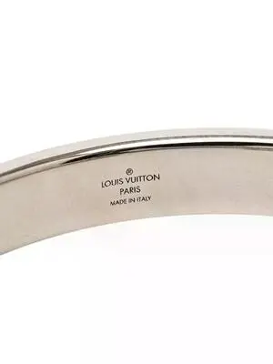LOUIS VUITTON 2018 Brass Damier Colors Cuff Bracelet