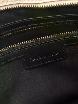 Balenciaga Motocross Classic City M Satchel - Neutrals