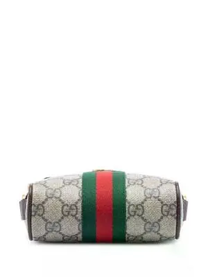 Gucci Mini Gg Supreme Ophidia Crossbody Bag - Neutrals