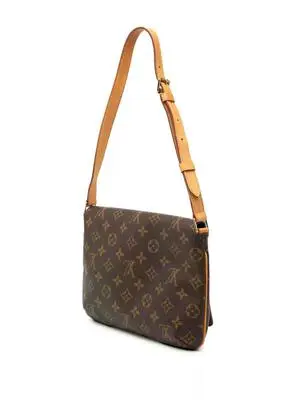 LOUIS VUITTON 2001 Monogram Musette Tango Short Strap Shoulder Bag