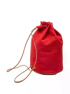 Hermès 20th Century Toile Polochon Mimile Backpack