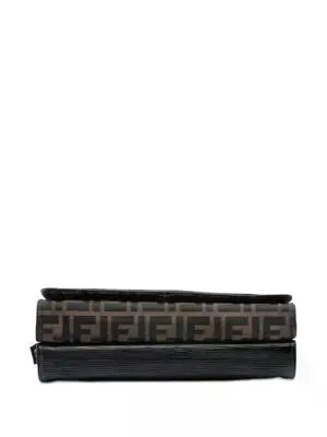 Fendi 20th Century Zucca Canvas And Leather Crossbody Bag