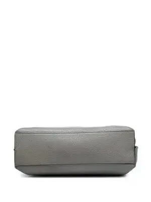 Gucci Small Leather Bamboo Daily Satchel - Grey