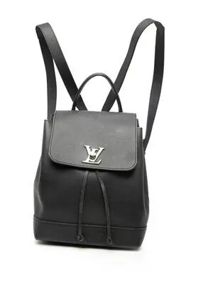 LOUIS VUITTON 2018 Taurillon Lockme Backpack - Black