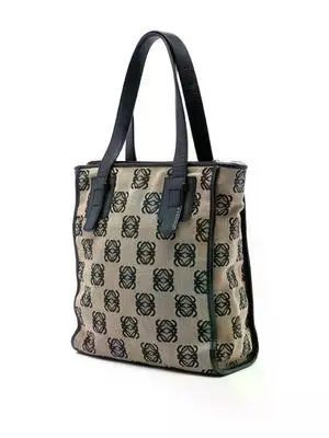 Loewe 2003 Anagram Canvas Tote Bag