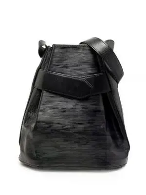 LOUIS VUITTON 1991 Epi Sac D Epaule Pm Bucket Bag - Black