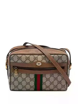 Gucci 20th Century Gg Supreme Web Crossbody Bag - Neutrals