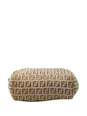 Fendi 2000-2010 Mini Zucchino Canvas Handbag - Neutrals