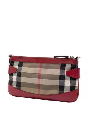 Burberry House Check Canvas Bridle Langford Crossbody Bag