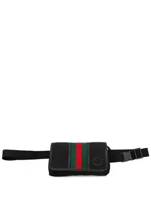 Gucci Nylon Interlocking G Web Belt Bag