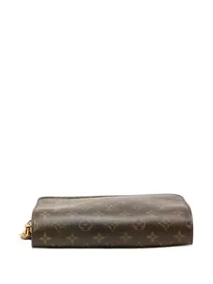 LOUIS VUITTON 2003 Monogram Orsay Clutch Bag - Brown