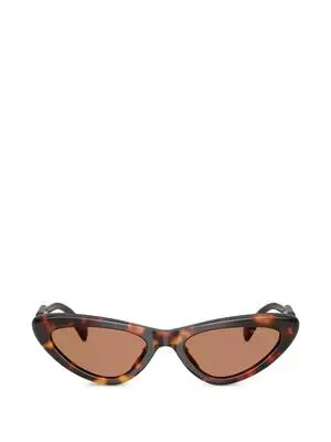 Miu Miu Cat-eye Frame Sunglasses - Brown