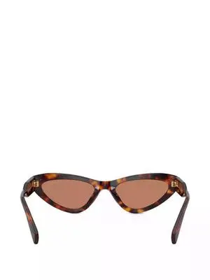 Miu Miu Cat-eye Frame Sunglasses - Brown