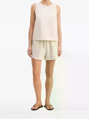 Loulou De Saison Sleeveless Silk Twill Top