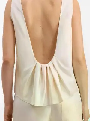 Loulou De Saison Sleeveless Silk Twill Top
