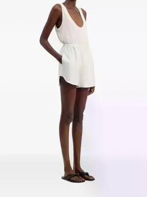 Loulou De Saison Elastic-waist Shorts - White