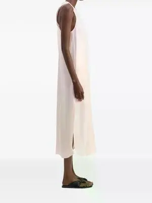 Loulou De Saison Paloma Twisted Back Midi Dress - Pink