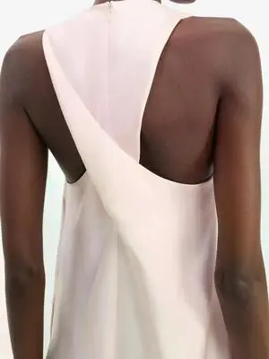 Loulou De Saison Paloma Twisted Back Midi Dress - Pink