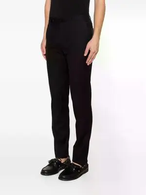 Incotex Slim-fit Wool Trousers - Black