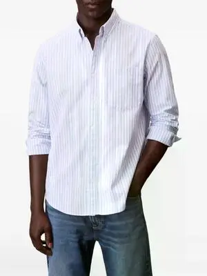 Calvin Klein Striped-pattern Button-down Shirt