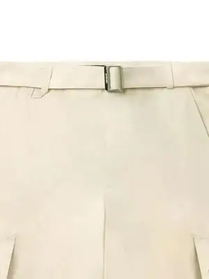 Jacquemus Belted Cargo Shorts - Neutrals