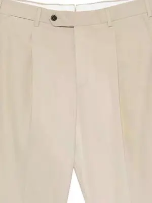 PT TORINO Pleated Cotton Trousers