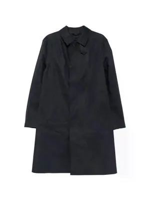 Mackintosh Dunkeld Concealed-fastening Coat - Blue