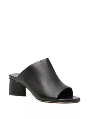 VIC MATIE Baron Leather Sandals - Black