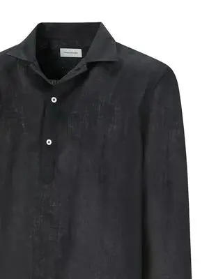 Tagliatore Half-placket Long-sleeve Shirt