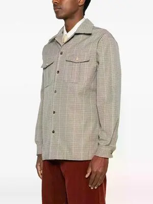 Drole De Monsieur Check-pattern Overshirt